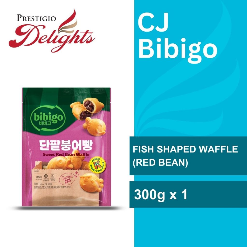 CJ bibigo Fish Shaped Waffle (Red Bean) 300g | Shopee Singapore