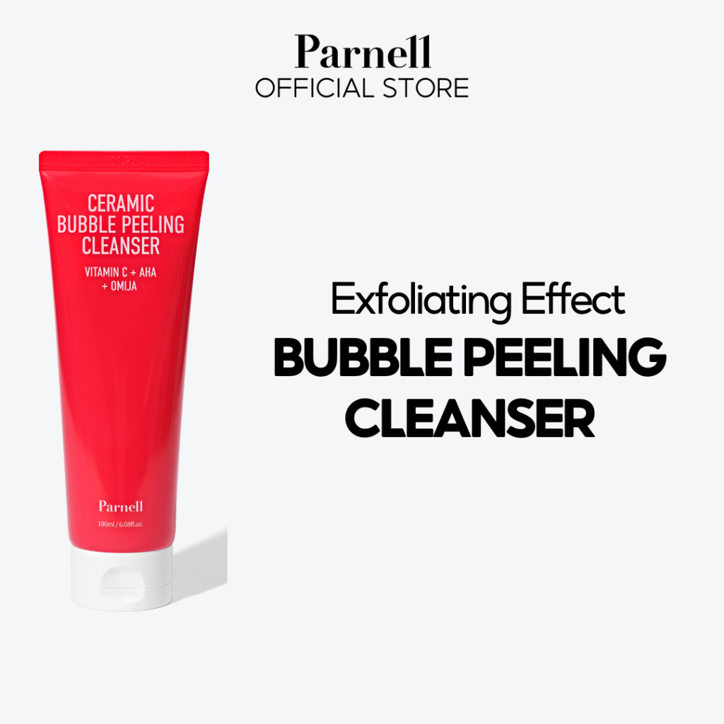 [PARNELL] Aha Omija Ceramic Bubble Peeling Cleanser, 180ml, AHA, Skin ...