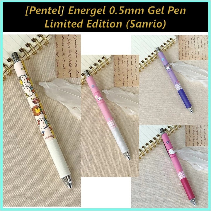 Pentel – Energel 0.5mm Gel Pen Limited Edition (Sanrio/Pokemon/Snoopy Series) | Shopee Singapore