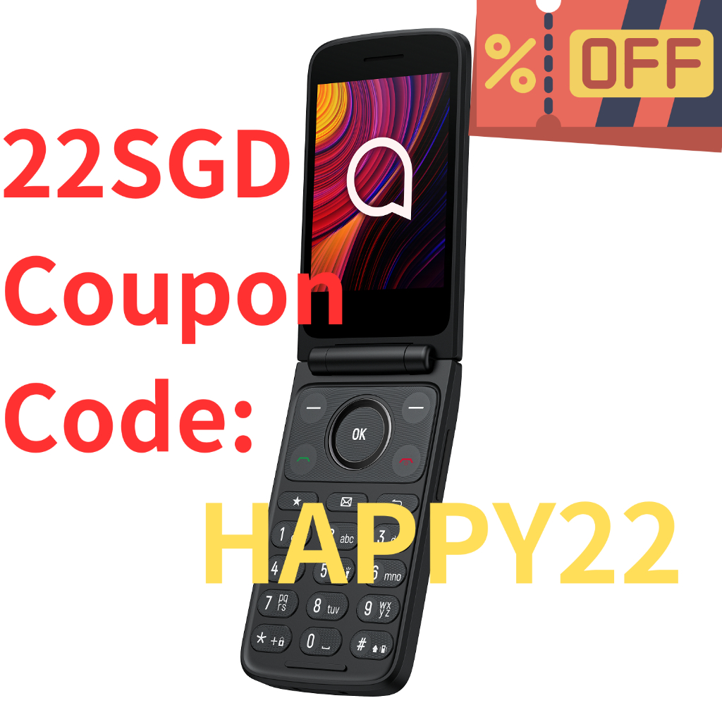 TCL onetouch 4043 4G Y2K Flip Feature Phone Mobile Phone Elderly Phone ...