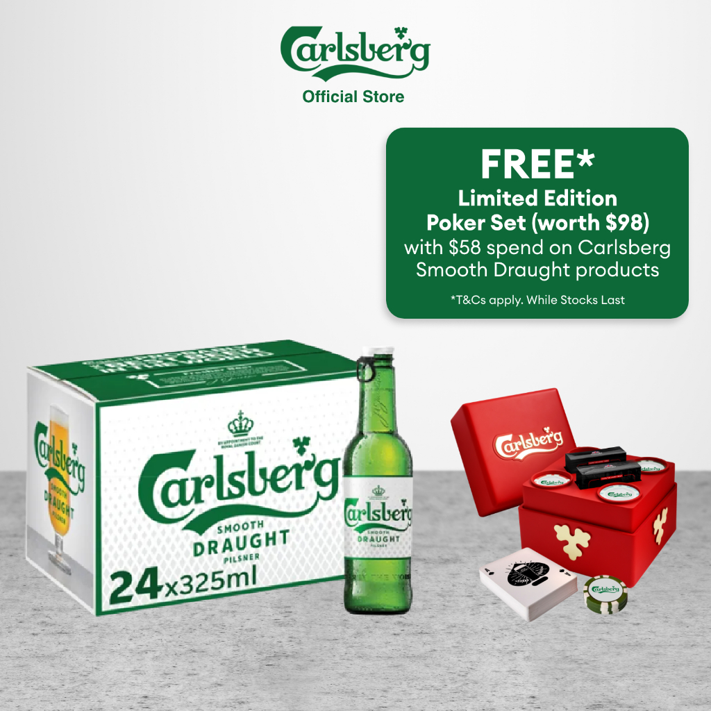 Carlsberg Smooth Draught 325ml Pint (Pack of 24) | Shopee Singapore