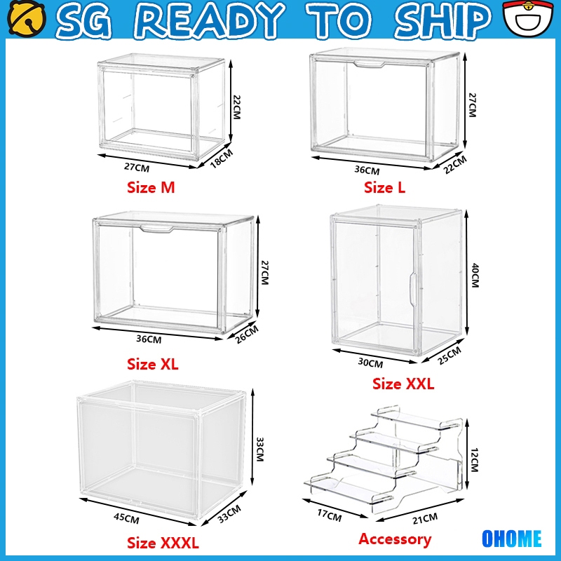 Transparent Handbag Organiser Storage Box Acrylic Bag Display Box ...