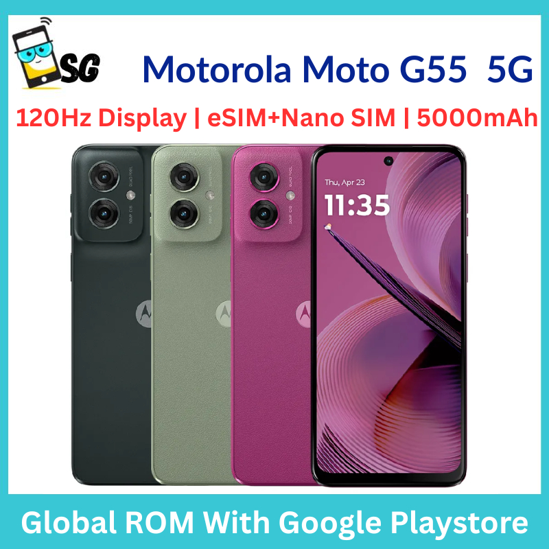 Moto G55 5G | 8GB+256GB |6.5 inch 120Hz Screen | Global ROM | Brand New ...