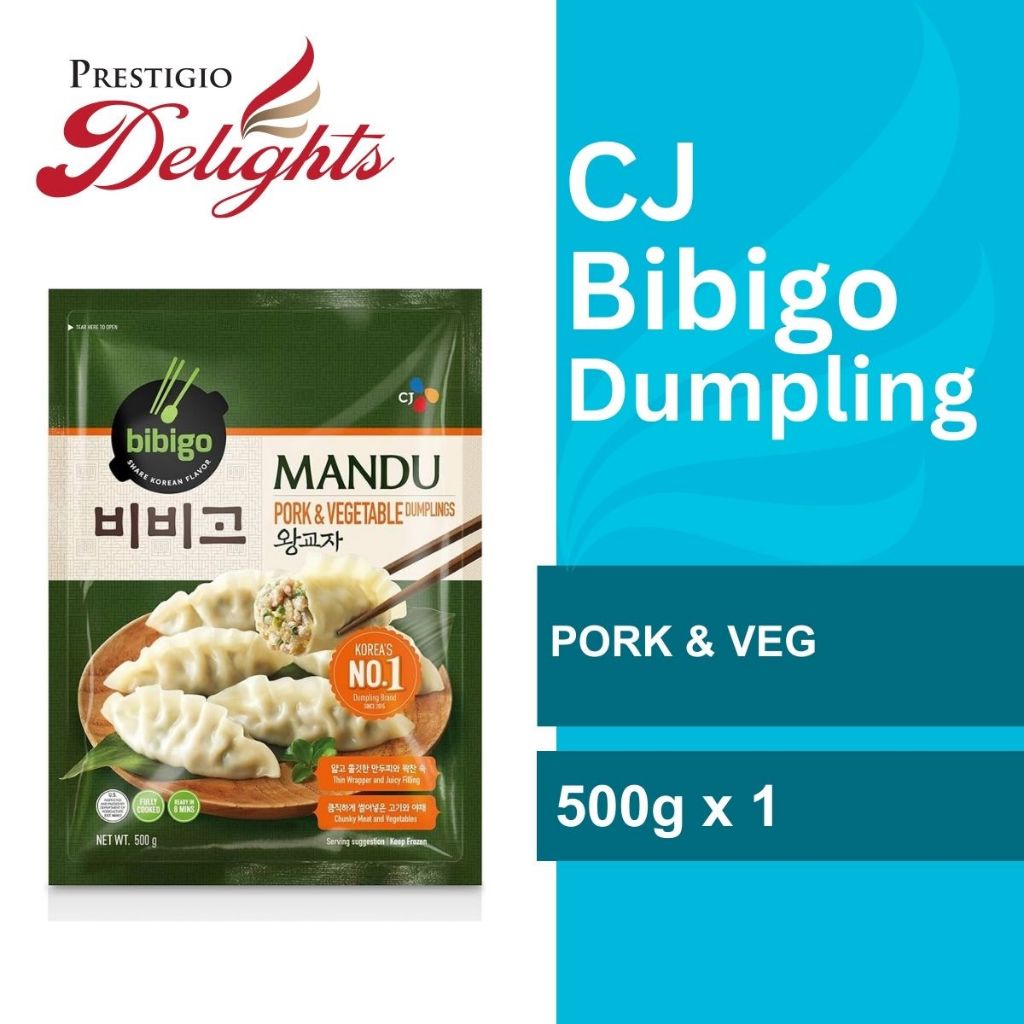 CJ bibigo Dumpling Pork & Vegetable (Mandu) 500G | Shopee Singapore