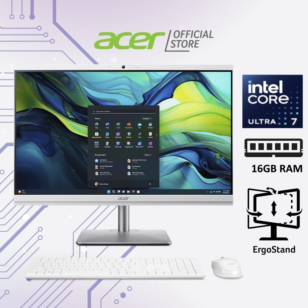 [New model] [Intel Core Ultra 7] Acer Aspire C27-195ES (CU7161TS) 27 ...