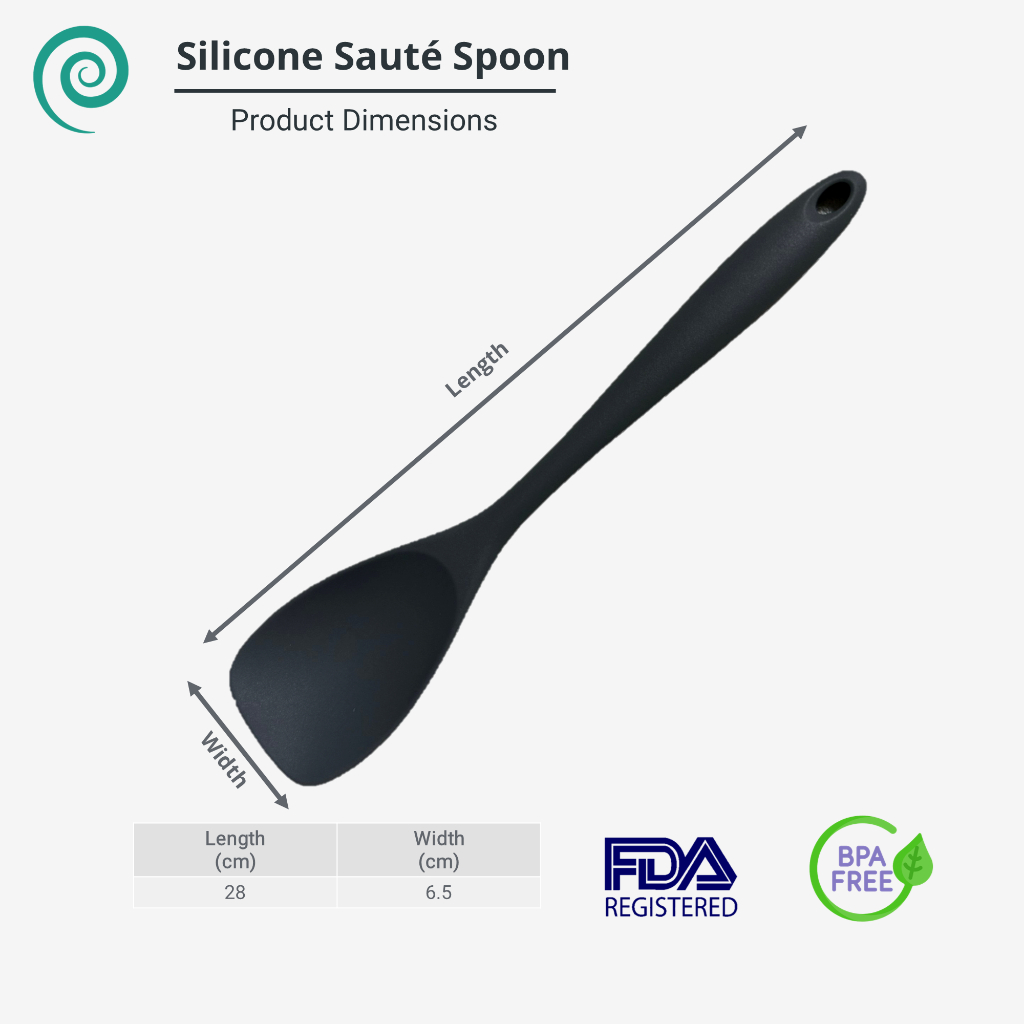 Helical™ Silicone Sauté Spoon | Kitchen Utensils | Kitchen Cookware ...