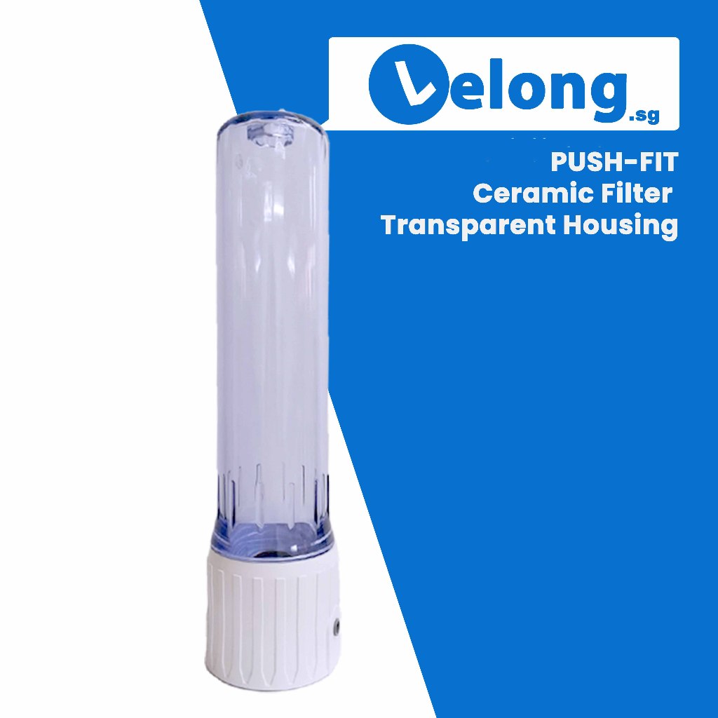 LELONG Upgraded Version | PUSH-Fit | 10” Ceramic Water Filter Housing ...