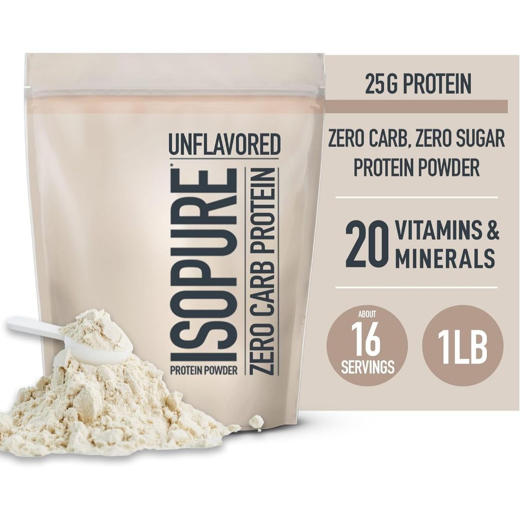 ISOPURE® Whey Protein Isolate Unflavored (1lb) | Shopee Singapore