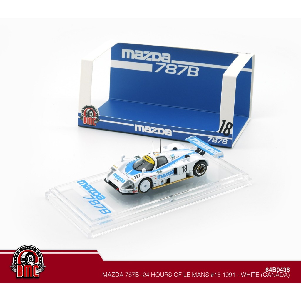 [SG Seller] BMC Mazda 787B - 1991 24h Le Mans #18, White (Canada ...