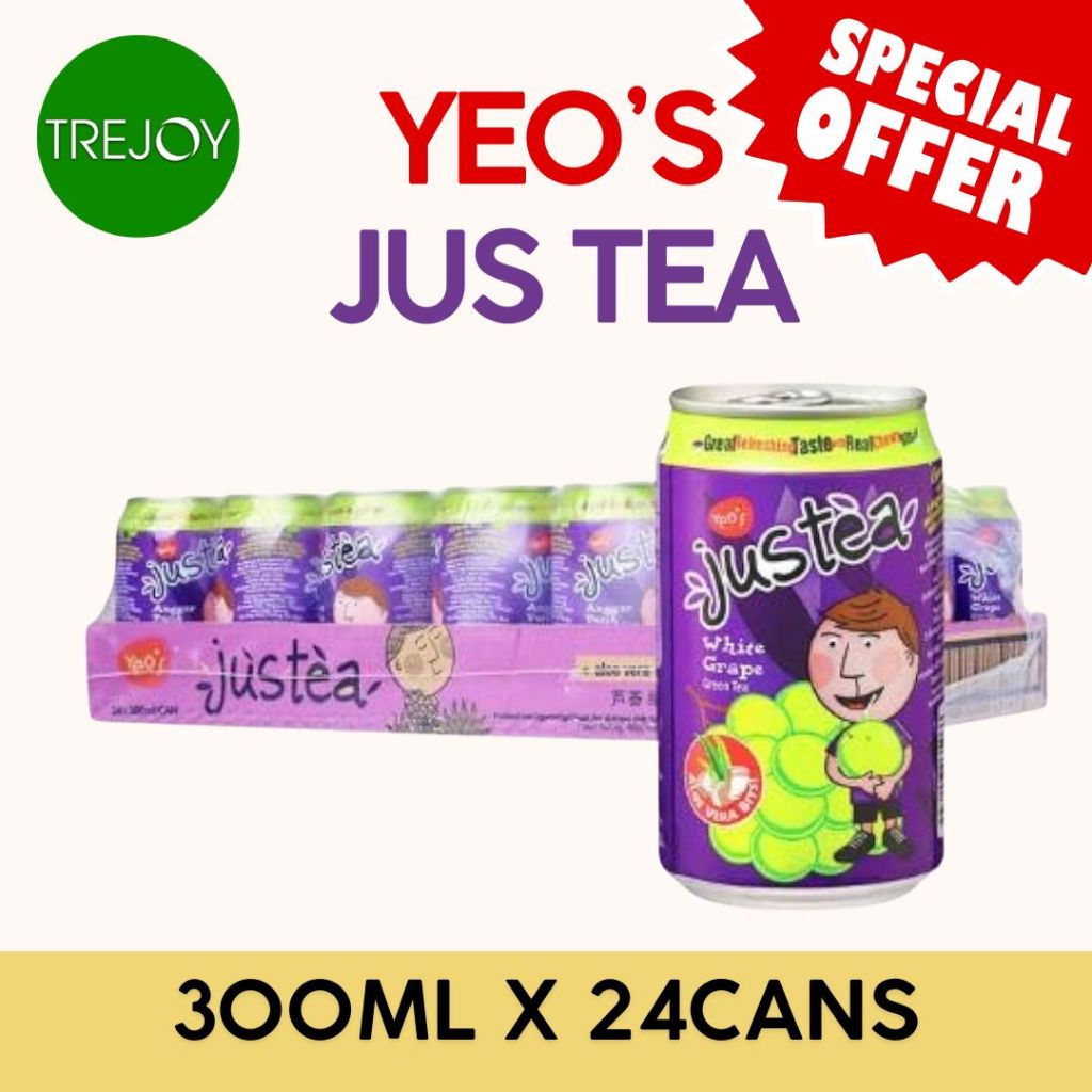 Yeos Jus Tea (300ml x 24can) | Shopee Singapore