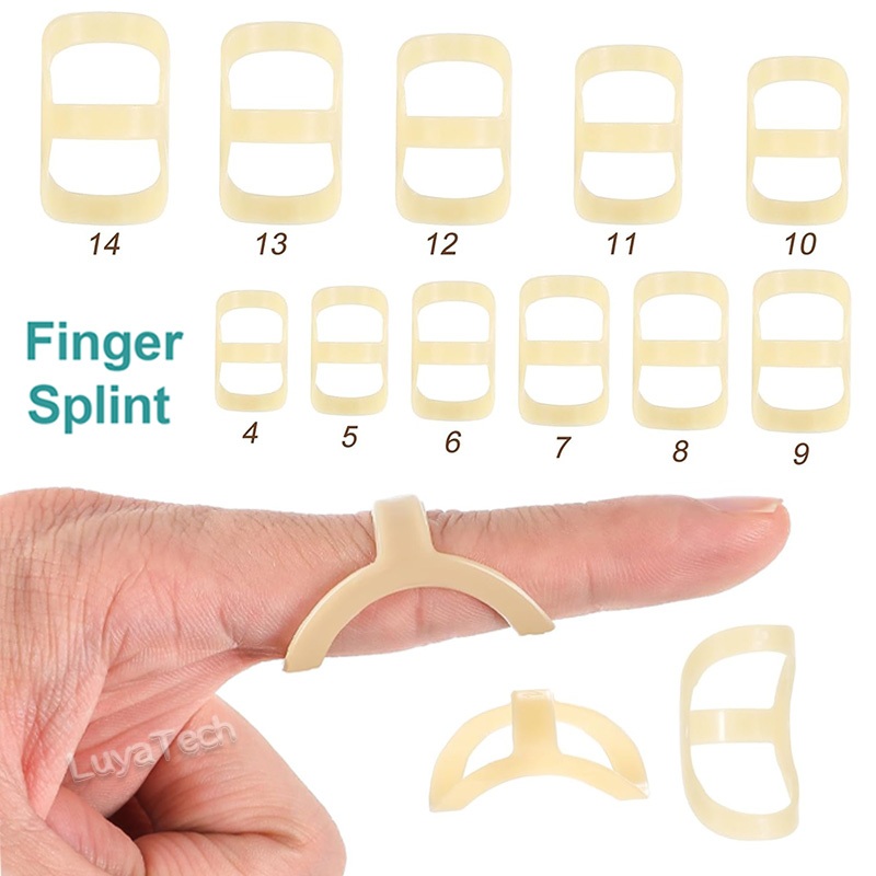 Oval Finger Splint Trigger Finger Brace Mallet Finger Splints Support ...
