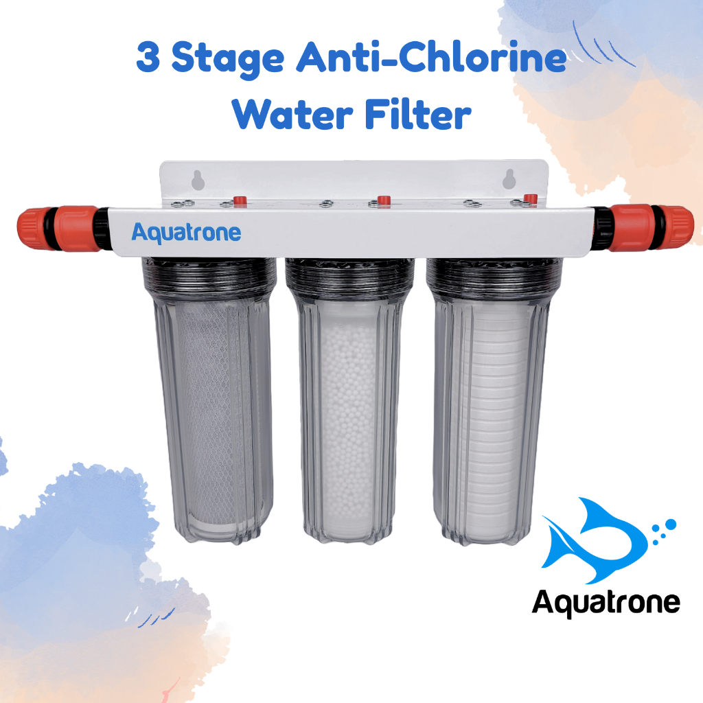 Aquatrone Antichlorine 3 Stage Water Filter [Standard] - Aquarium Water ...