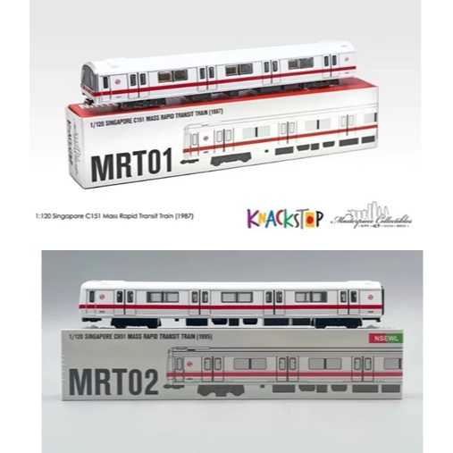 SG Seller: Singapore MRT Train MRT01 MRT02 C151 C651 1/120 Scale MRT ...