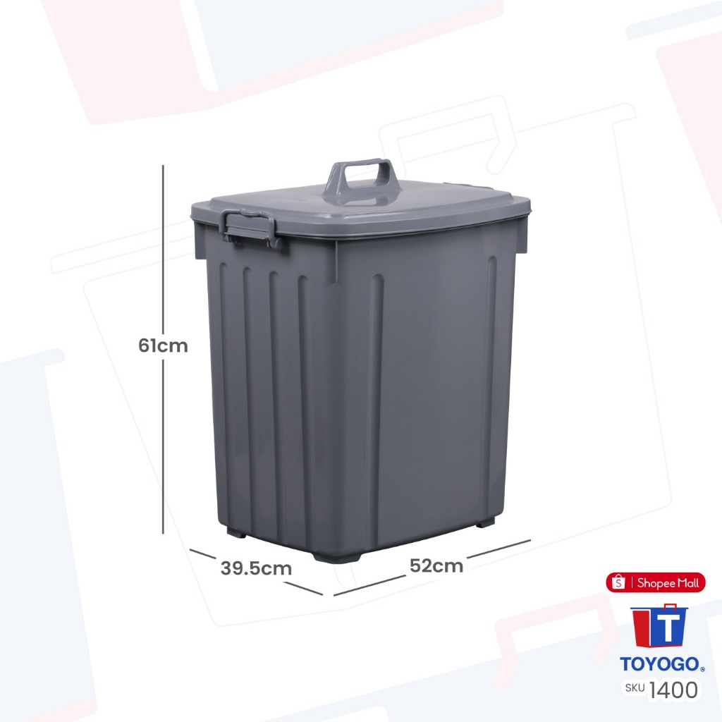 TOYOGO 75L / 118L Utility Storage Bin with Lid – Durable Plastic ...