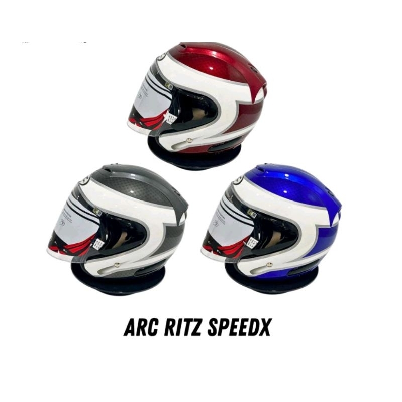 HELMET ARC RITZ SPEED X NEW DESIGN SIRIM APPROVED (L/XXL) | Shopee ...