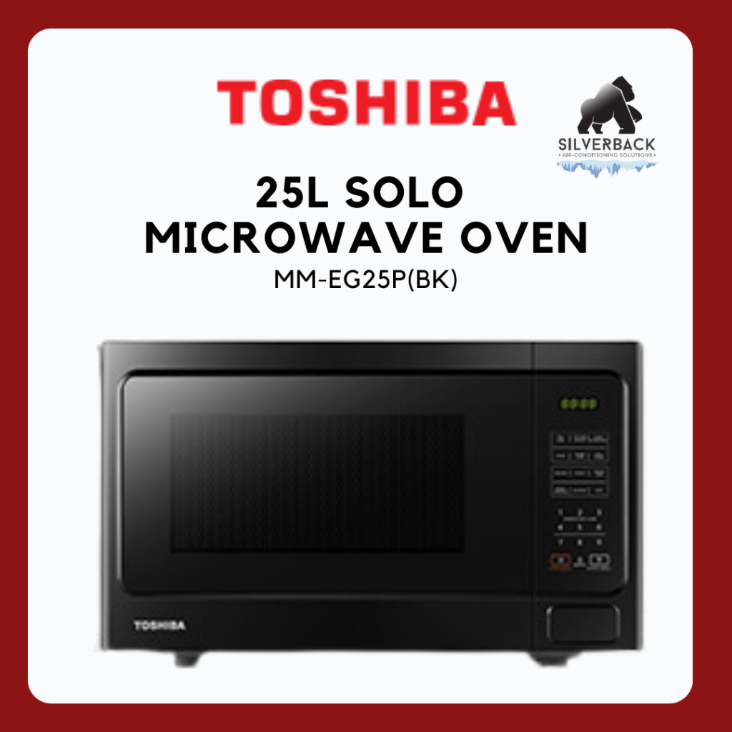 Toshiba 25L Microwave Oven with Grill MM-EG25P(BK) | Shopee Singapore
