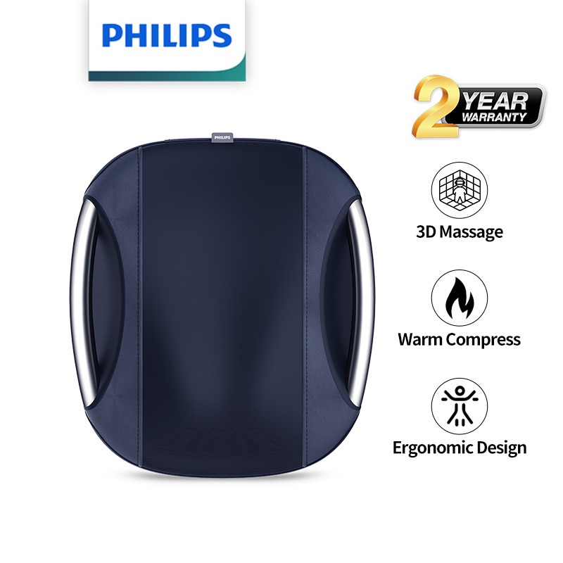 Philips Multifunctional Back Massager with 42℃ Soothing Heating Calf ...