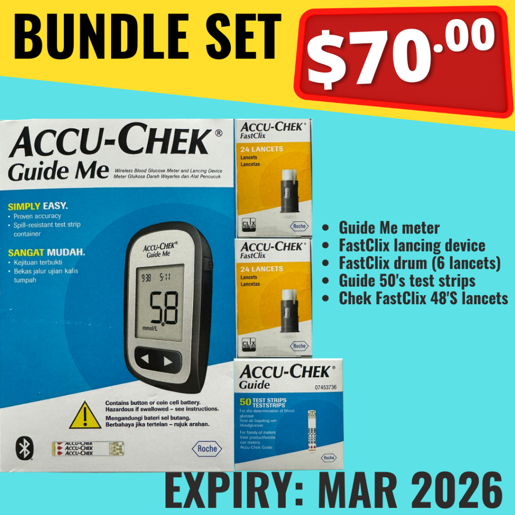 Accu Chek Guide Me Meter Blood Glucose Monitor Accu Chek Blood Sugar ...