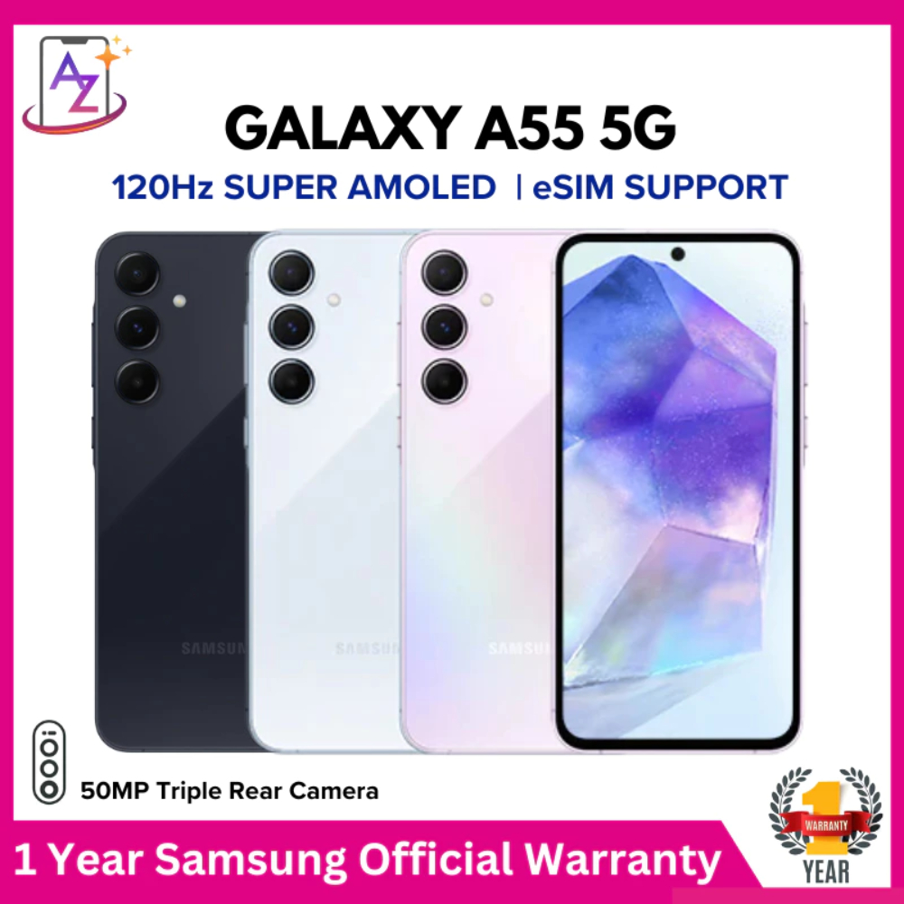 Samsung Galaxy A55 5G (8GB/256GB) | 2024 Model (eSIM Support) | Local ...