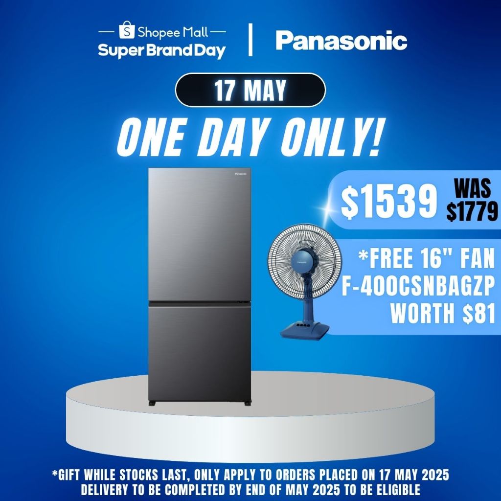 Panasonic Prime+ Edition 2 Doors Refrigerator with PrimeFresh and ...