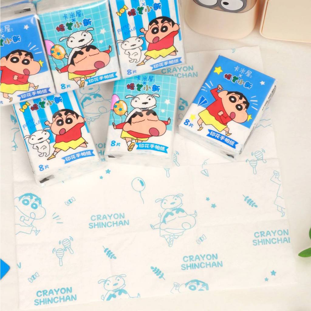 [SG READY STOCK] Crayon Shinchan dry tissue packs - (9's/pack) | Shopee ...