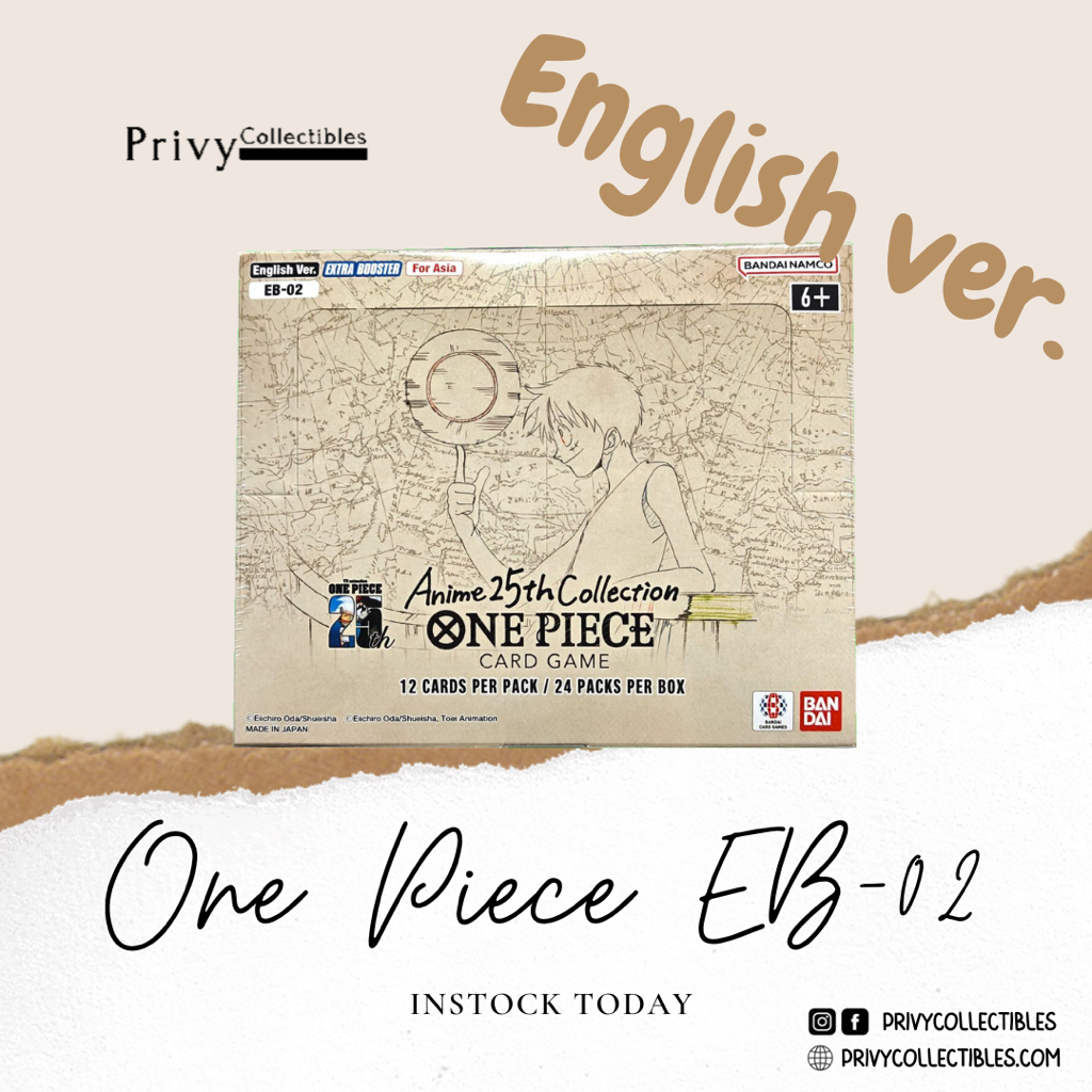 English [EB-02] One Piece EB02 card game Booster Box (Extra Booster ...