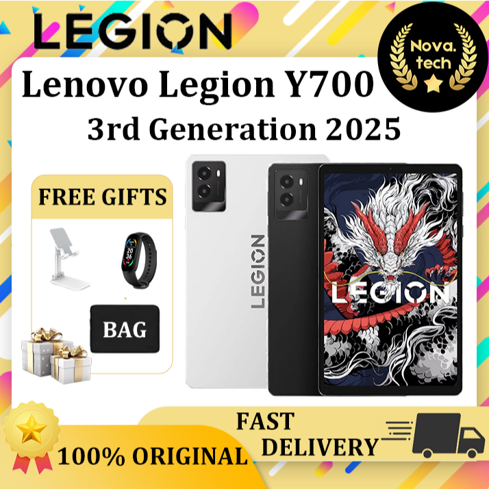 【Instock 2025】 Lenovo Legion Y700 2025 Tablet/Lenovo Y700 3rd Gen/Snapdragon 8 Gen 3/Gaming ...