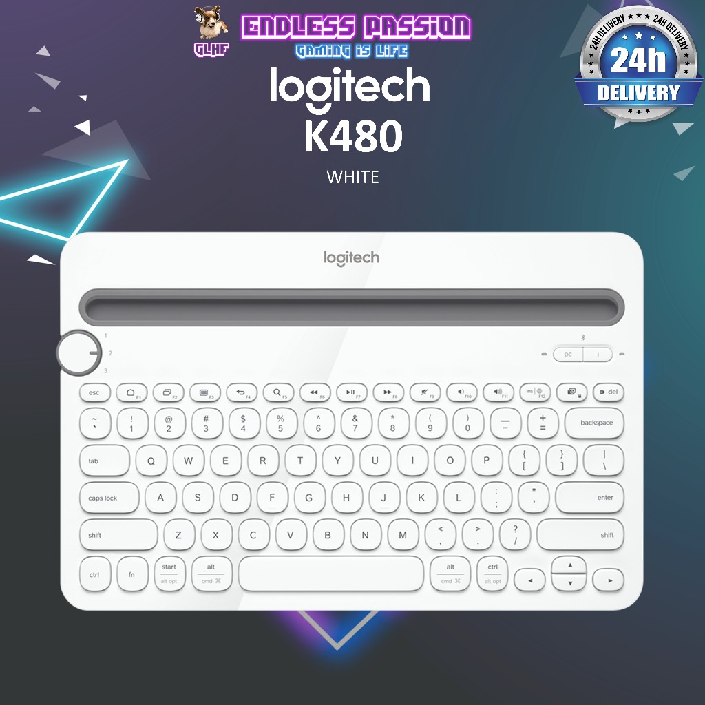 Logitech K480 Multi-Device Bluetooth Keyboard | Shopee Singapore