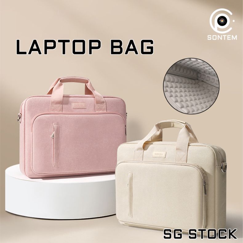 {SG Seller} Laptop Bag 15 Inch 13 Inch Laptop Bag Waterproof Wear ...