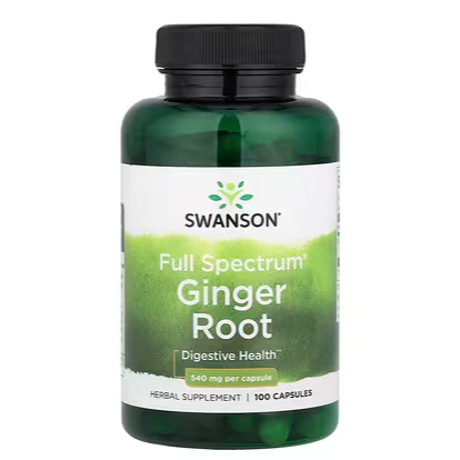 Swanson Ginger Root, 1,080 mg, 100 Capsules (540 mg per Capsule ...