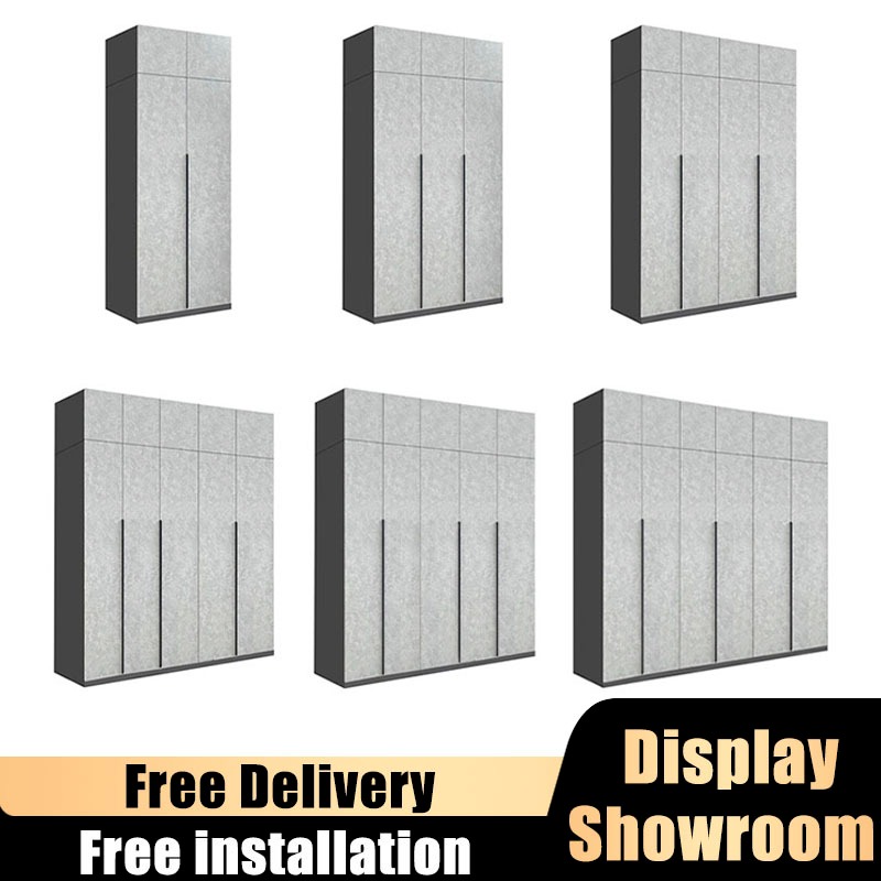 with TOP 2/3/4/5/6Doors Long Door Wardrobe(FREE DELIVERY&INSTALL)Type ...