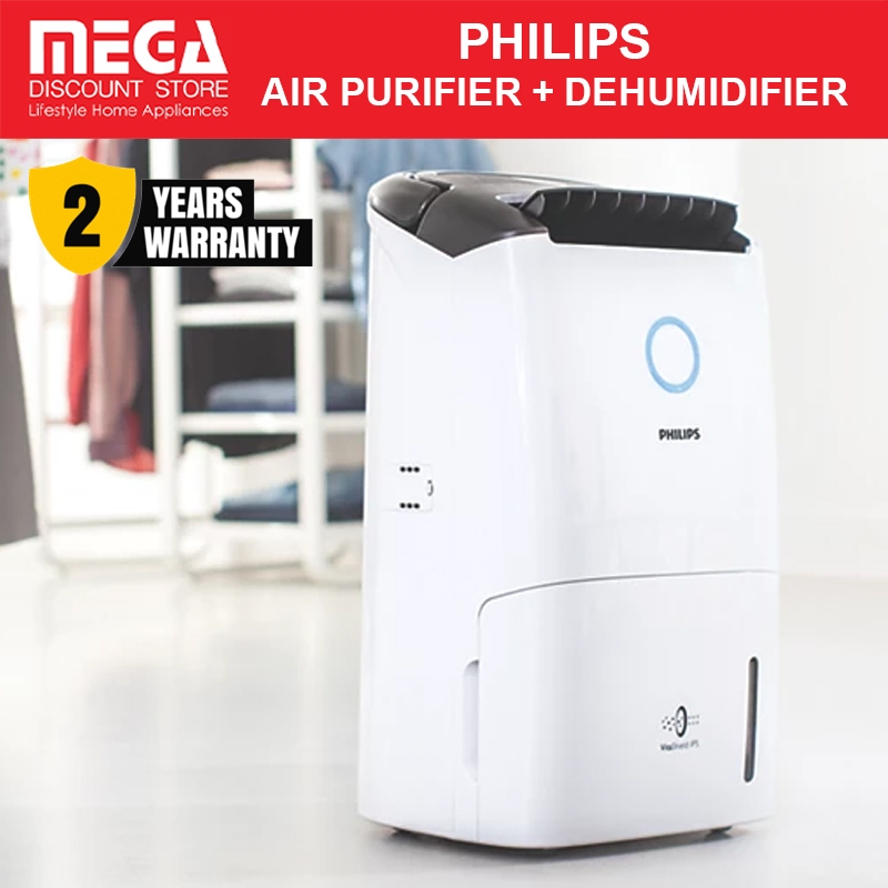 PHILIPS DE5205 2-IN-1 DEHUMIDIFIER AND AIR PURIFIER | Shopee Singapore