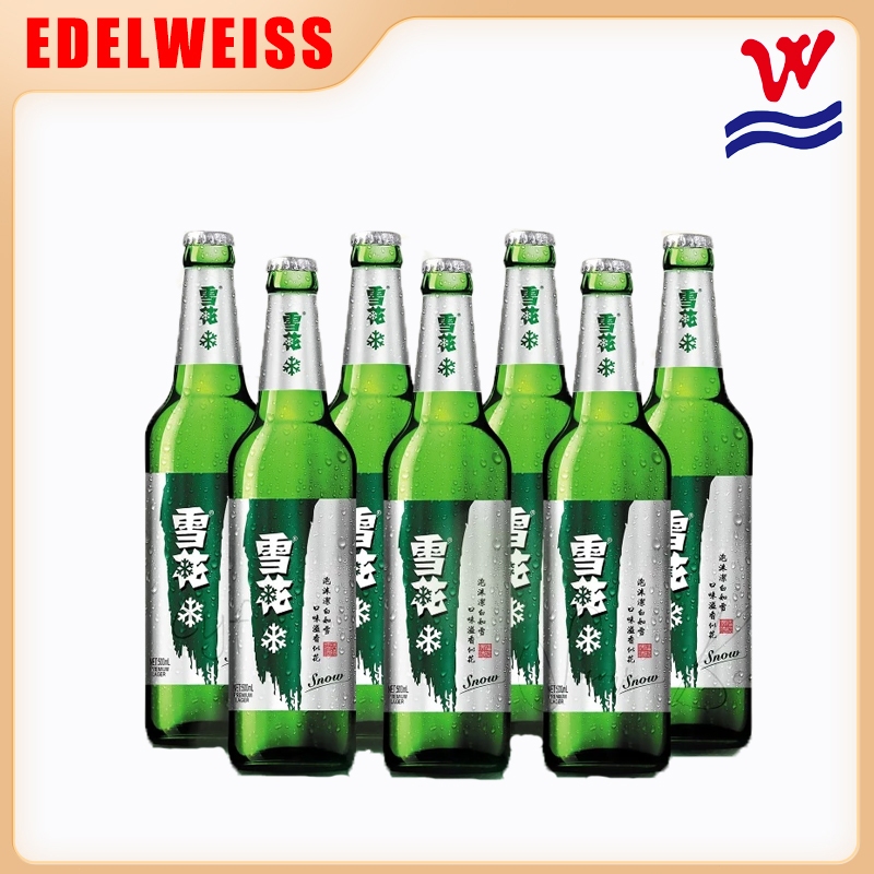 Snow Beer 580ml × 12 Bottles 4% ABV Smooth Crisp & Full Bodied Chinese ...