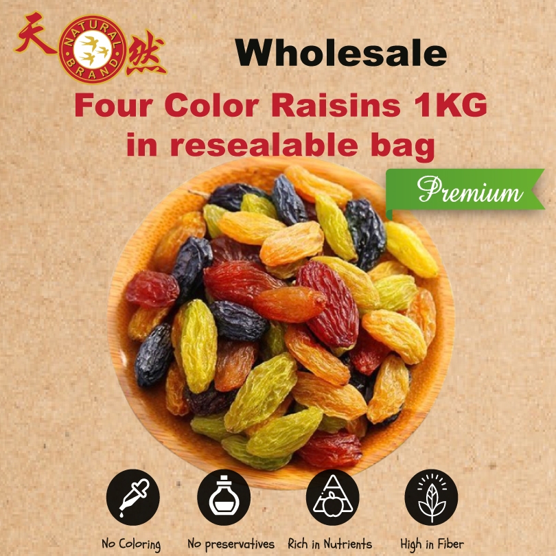 Four Color Raisins 1kg Pack Wholesale | Shopee Singapore