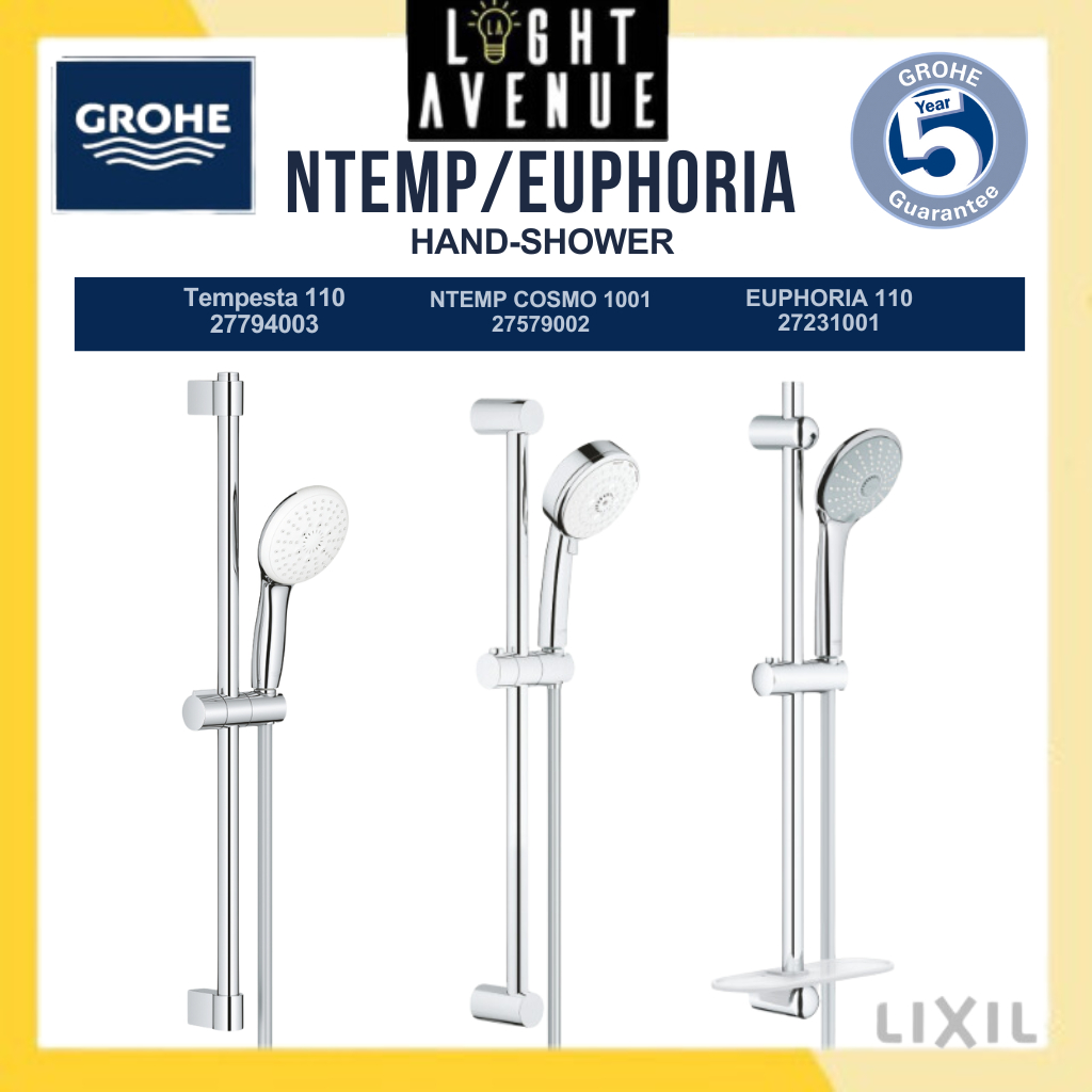 Grohe Tempesta/Ntemp/Euphoria Hand-Shower 110/100III/110 (27794003 ...
