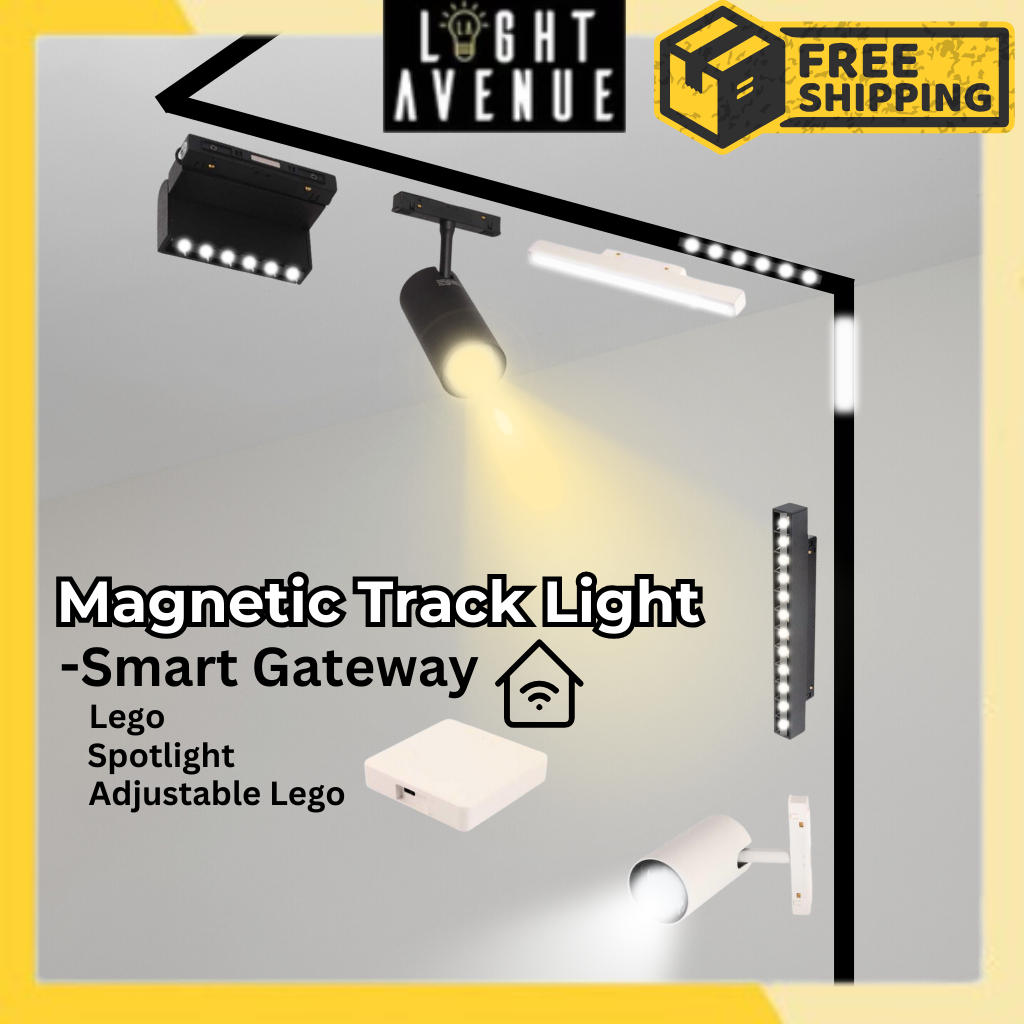 Magnetic Track Light System Tuya Smart Gateway - Spotlight / Lego ...