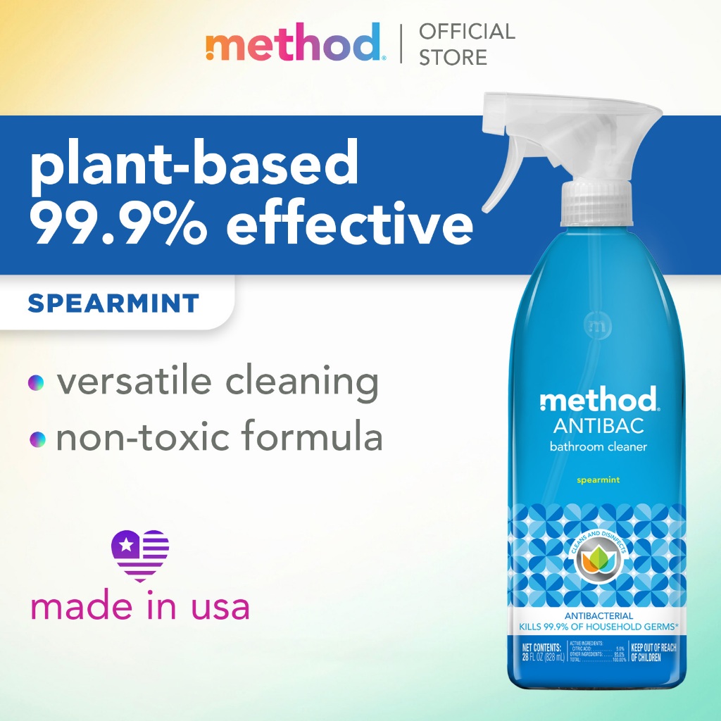 Method antibac bathroom cleaner - spearmint 828ml | Shopee Singapore