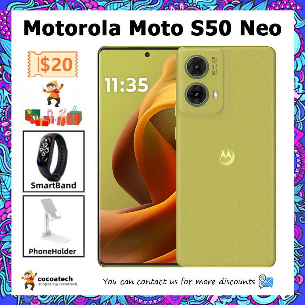 [2024] Motorola Moto S50 Neo / Moto S50 6.7-inch Android 6s Gen3 32 megapixel 5000mAh battery ...