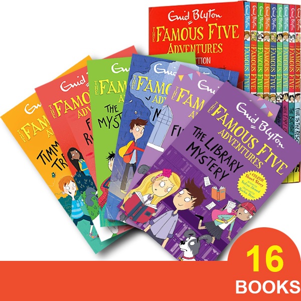 [SG Stock] The Famous Five Collection by Enid Blyton (16 Books) | Shopee Singapore