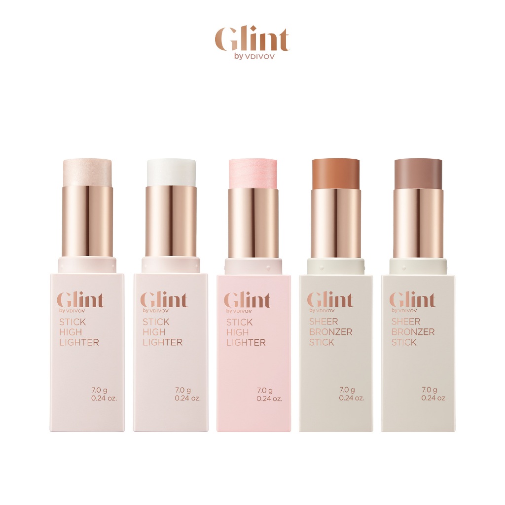 Glint Multi-Use Stick Highlighter & Sheer Bronzer Stick - Contour ...