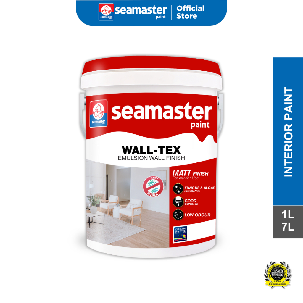 Seamaster Wall-Tex Emulsion Paint 7700G For Interior Wall Surface ...