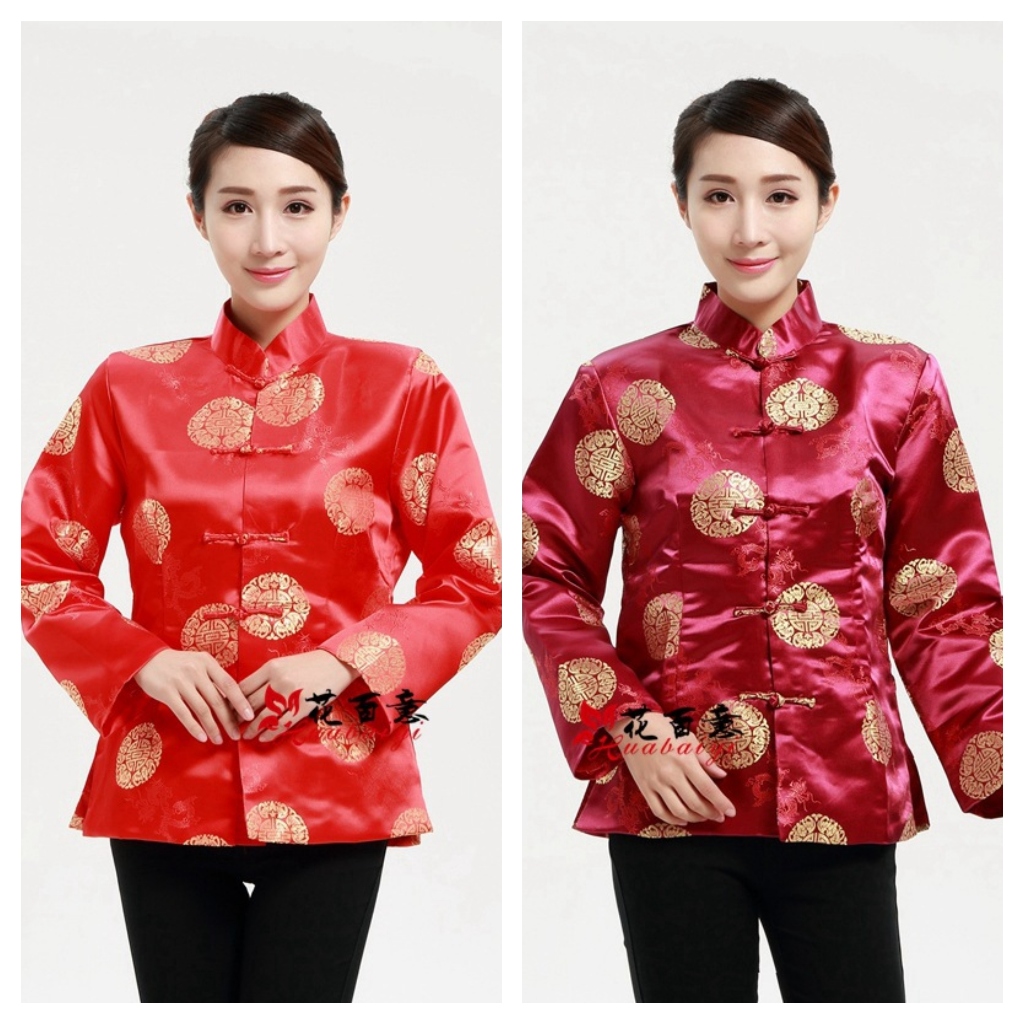 daidai (Ship from Malaysia) Women Tang Suit Sam Fu Chinese New Year CNY ...