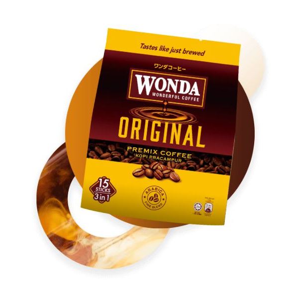 WONDA 3-IN-1 15 X 23G PREMIUM COFFEE ORIGINAL / KOPI TARIK / GOLD CLASS ...