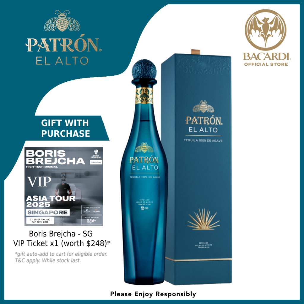 PATRON EL ALTO Ultra Premium Tequila 750ml / 75cl , 40% ABV - The ...