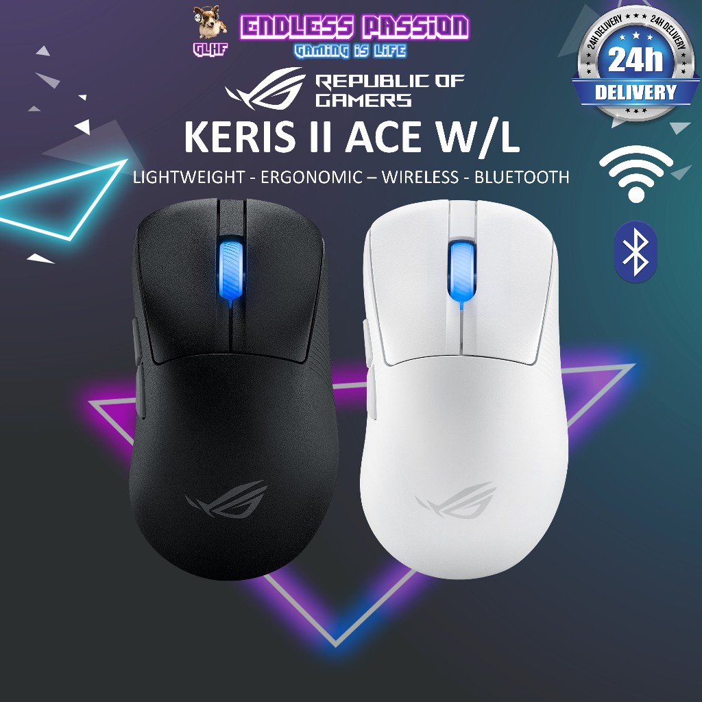 Asus ROG Keris II Ace Wireless Gaming Mouse | Shopee Singapore