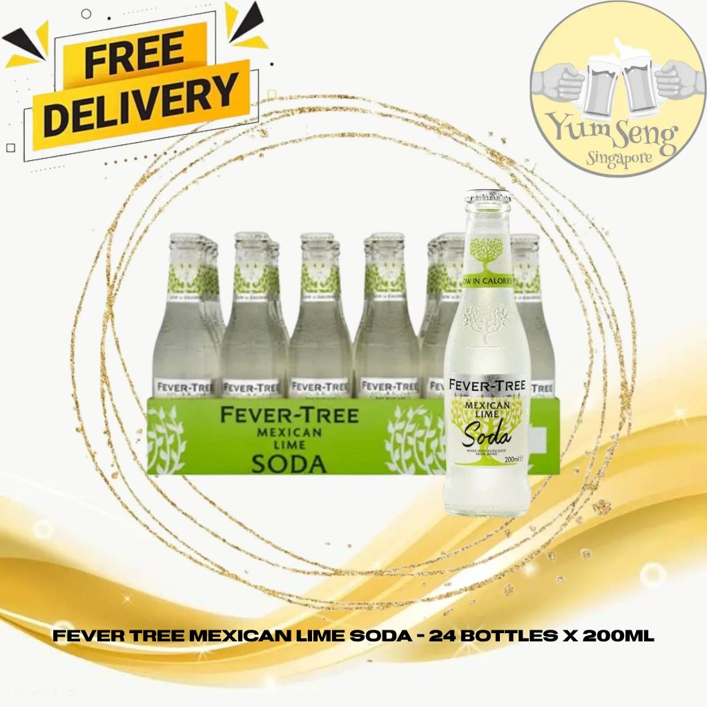 Fever Tree Mexican Lime Soda - 24 bottles x 200ml (BBD: 12/2025 ...