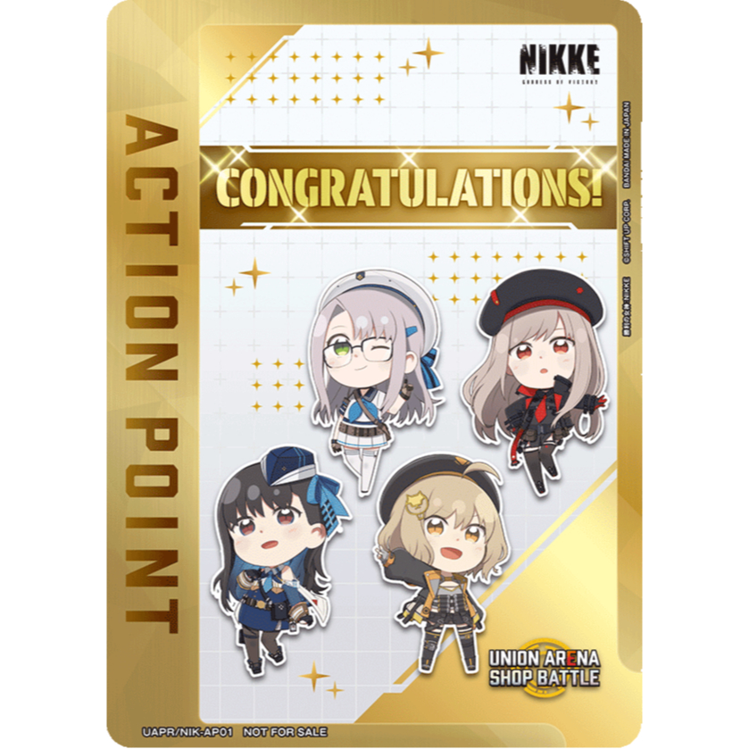 Japanese Union Arena Goddess of Victory: NIKKE Action Point Foil UAPR/NIK-AP01 | Shopee Singapore