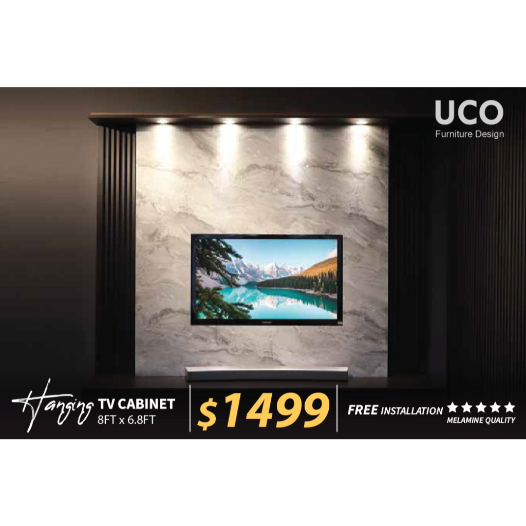 UCO HWTC06 8FT HANGING TV CABINET | Shopee Singapore