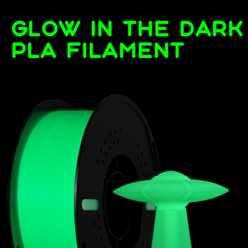 Glow in the Dark PLA Filament 1.75mm 1kg – Luminous 3D Printer Filament ...