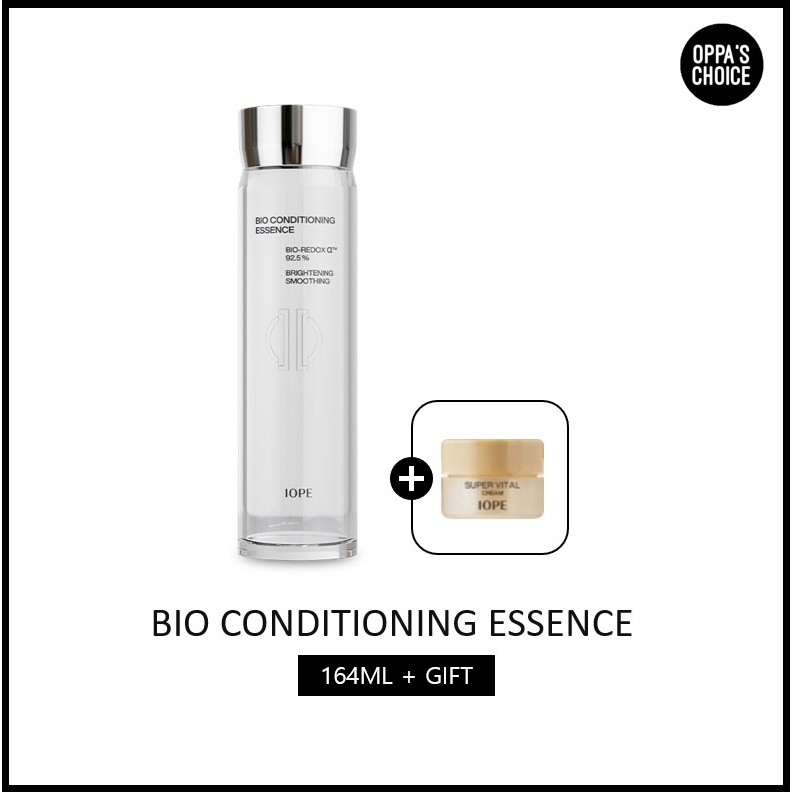 IOPE NEW BIO CONDITIONING ESSENCE 84ml / 168ml + GIFT (IOPE SUPER VITAL CREAM 5ML) | Shopee ...